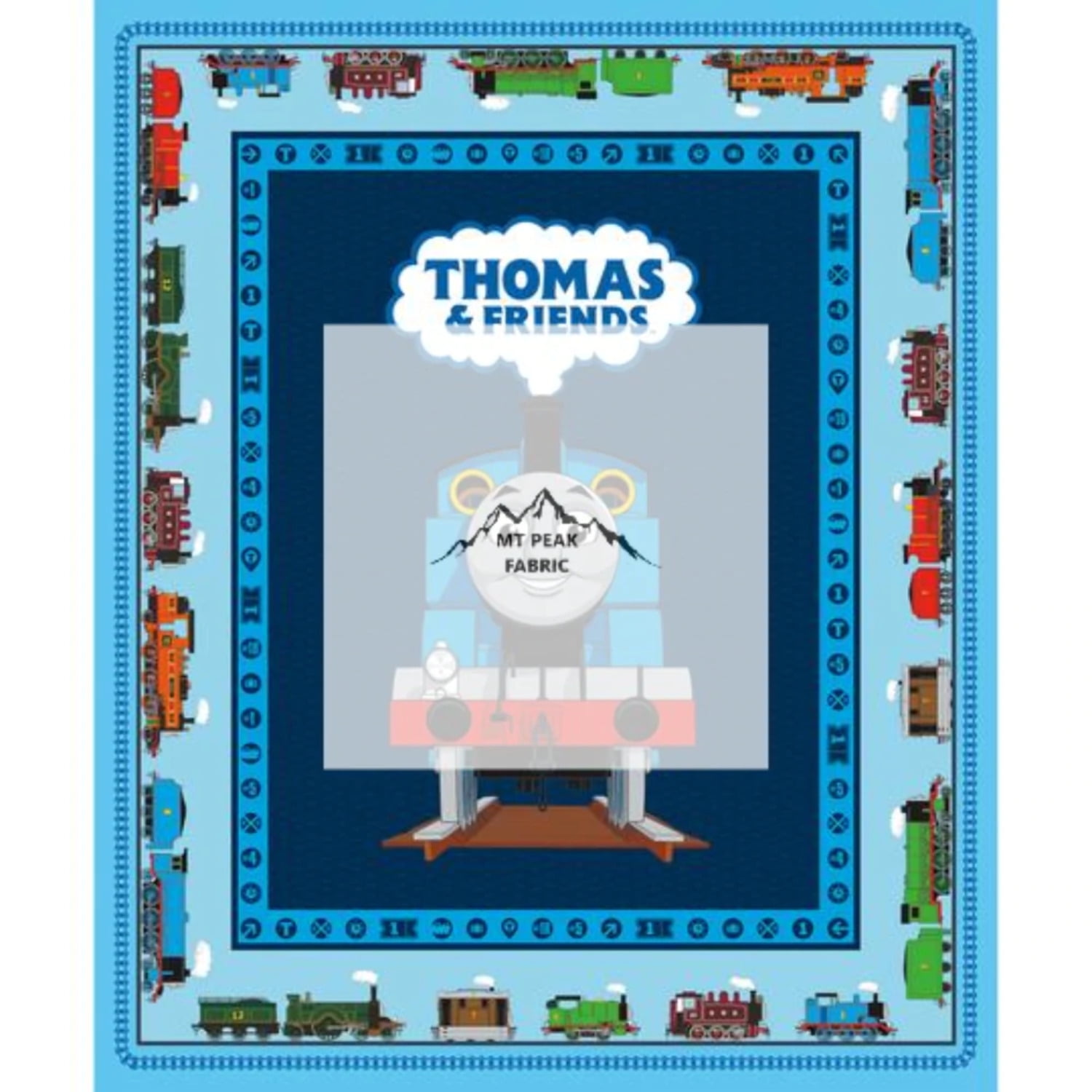Thomas the Train Panel Fabric - Walmart.com