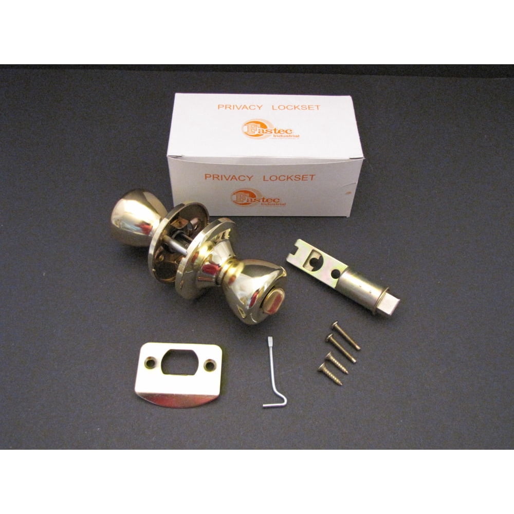 Mobile Home Door Knob Interior Privacy Locking Polished Brass - Walmart ...