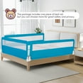 "Babyjoy 71"" Children's Safety Bed Rail for Toddlers, Breathable Mesh ...