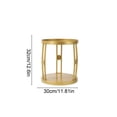 SUTWOEN Wrought Iron Plants Stand And Multi-purpose Coffee Table ...