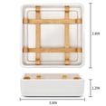 Bamboo Soap Dishes for Bar Soap Holders for Shower with Drainage for ...