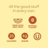 Sanzo Mango Sparkling Water, No Artificial Flavors, 12 fl oz, 6 Pack ...