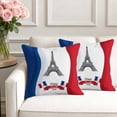 Bastille Day Throw Pillow Covers 16 x 16 Inch Pillow Covers Set of 2 ...