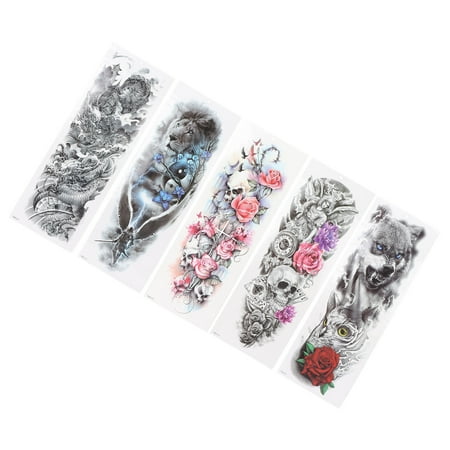 Full Arm Fake , Stickers Patch Arm Stickers 3D Stickers Temporary Arm ...