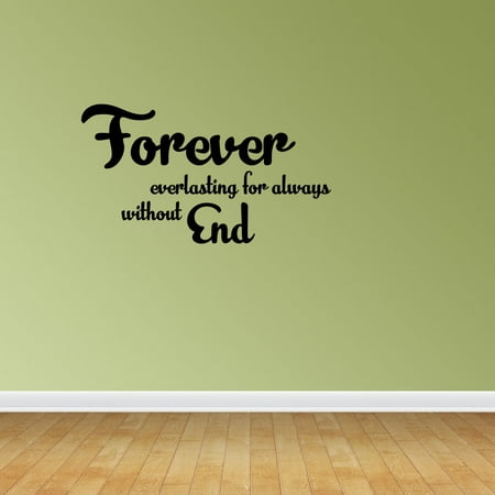 Definition Of Forever Quote Vinyl Wall Decals Romantic Decal PC154 ...