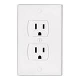 Ziz Home Child Safety Outlet Covers - 4 Pack | Self-Closing | ABS ...