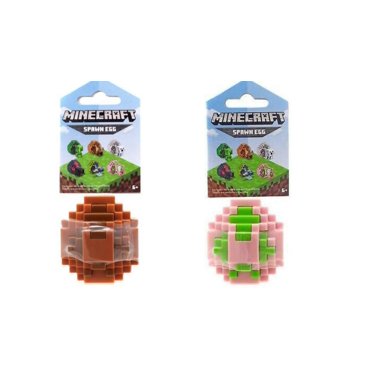 Bundle of 2 - Minecraft Spawn Egg Mini Figure |Green Creeper + Blu ...