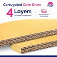 14 Inch Single Gold Cake Drum - Smooth-Edged Pack of 1 - Sturdy Boards ...