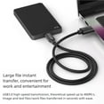 5Gbps Short Data Cable Nylon Elbow USB3.0 to Type C Fast Charging Cable ...