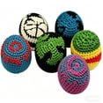 Amketima Handmade Crochet Footbag Set Colorful Knit Stress Relief Balls ...