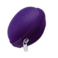 Round Earbuds Case, Ear Bud Case, 1 Pack, Zippered Storage Cases ...