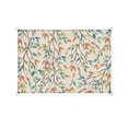 Colorful Leaf Sun Shade Sail 12'X16' Spring Watercolor Orange Green ...