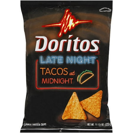 Doritos Late Night Tacos At Midnight Tortilla Chips, 11.5 oz - Walmart.com