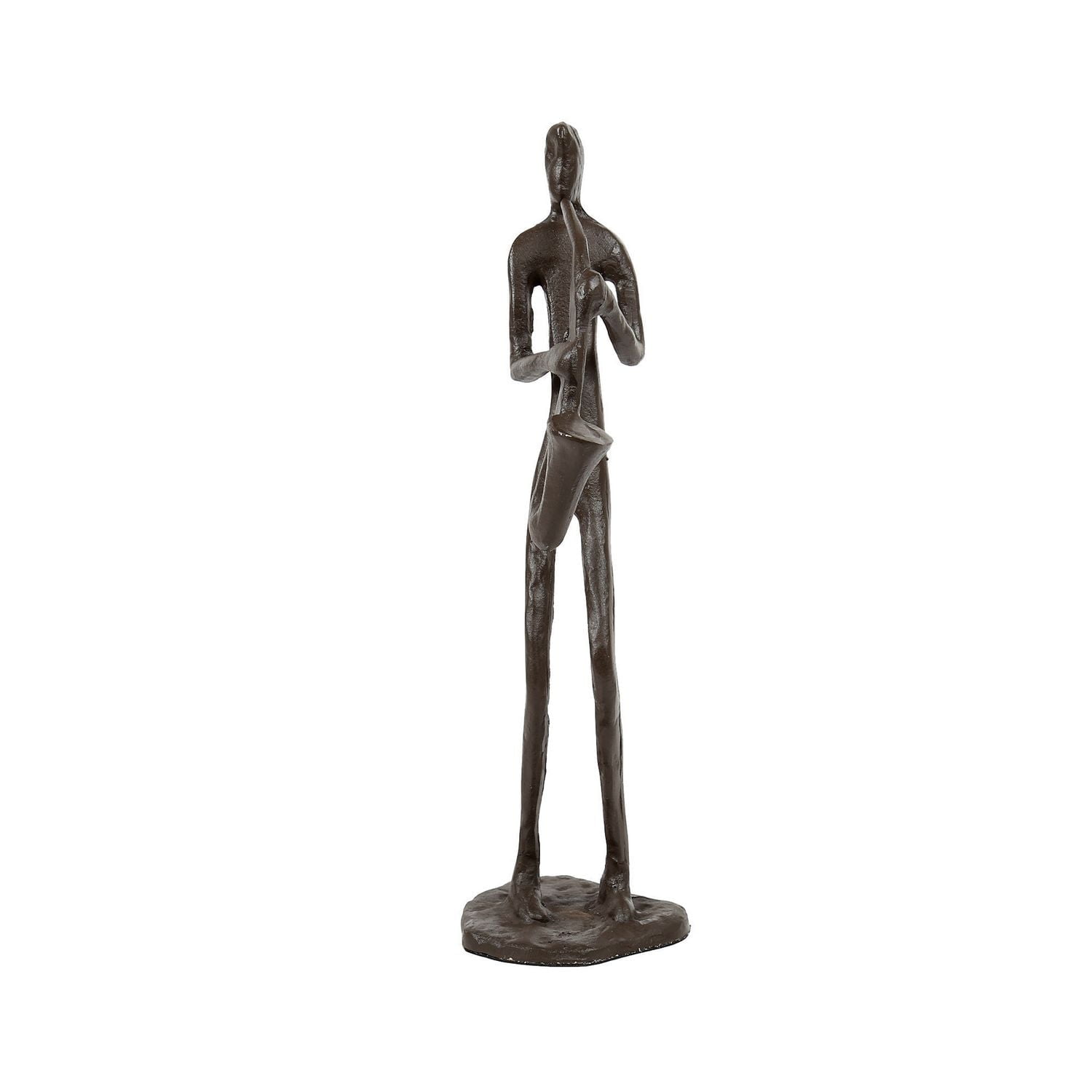 Click here for Truu Design Bronze Look Saxophone Player Iron Scul... prices