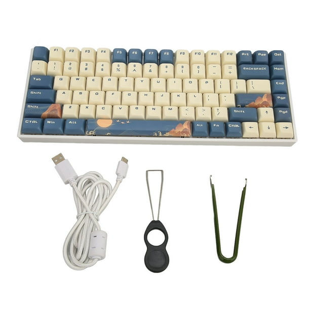 Key Mechanical Keyboard,84 Key Bluetooth Mechanical Key Bluetooth ...