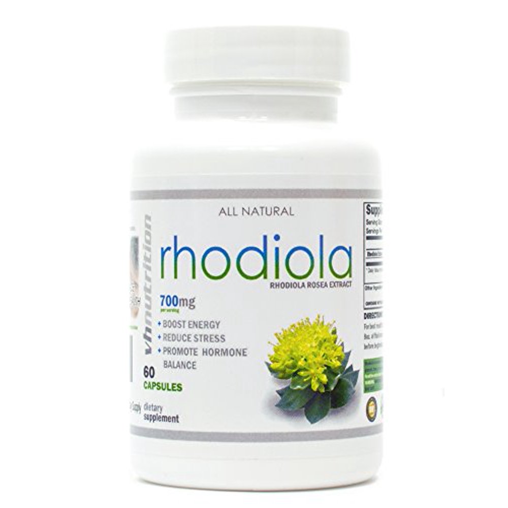 VH Nutrition | Rhodiola Rosea Supplement | 700 mg Rhodiola Root Pills ...