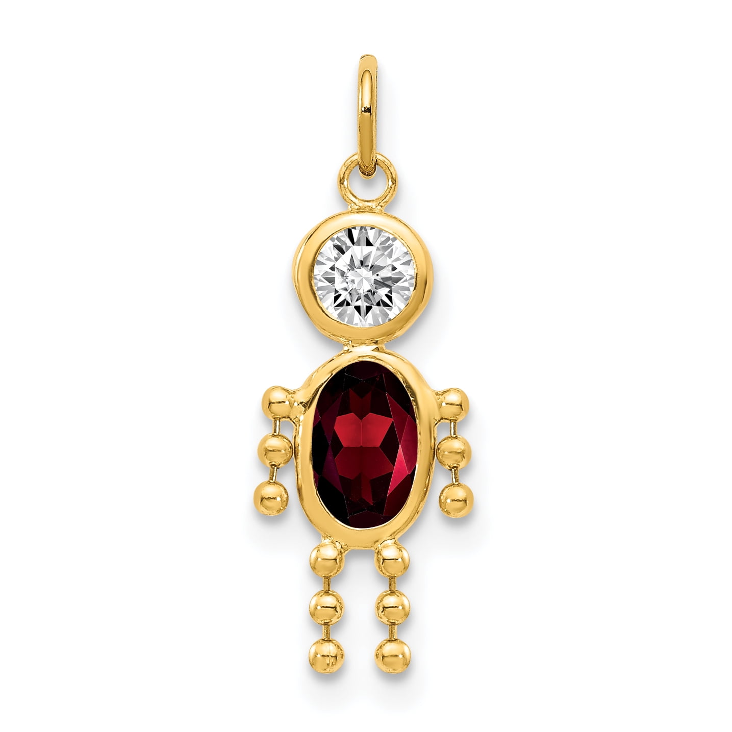 Click here for Saris And Things 14k Yellow Gold January Boy Birth... prices