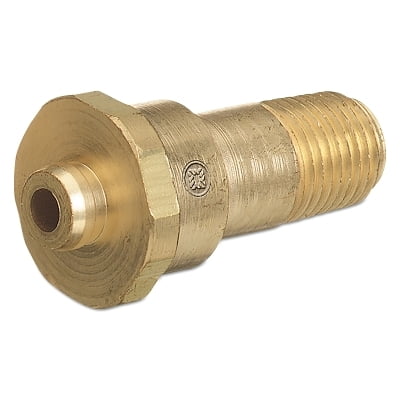 Regulator Inlet Nipples, Refrigerant Gas, 1/4"(Npt), 2 1/4", Brass, Cga ...