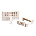 Mini Furniture Model Realistic for Photo Prop Dollhouse Decor Diorama ...