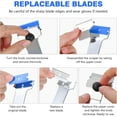 Razor Blade Scraper Tool with 20 Extra Replacement Blades (Metal ...