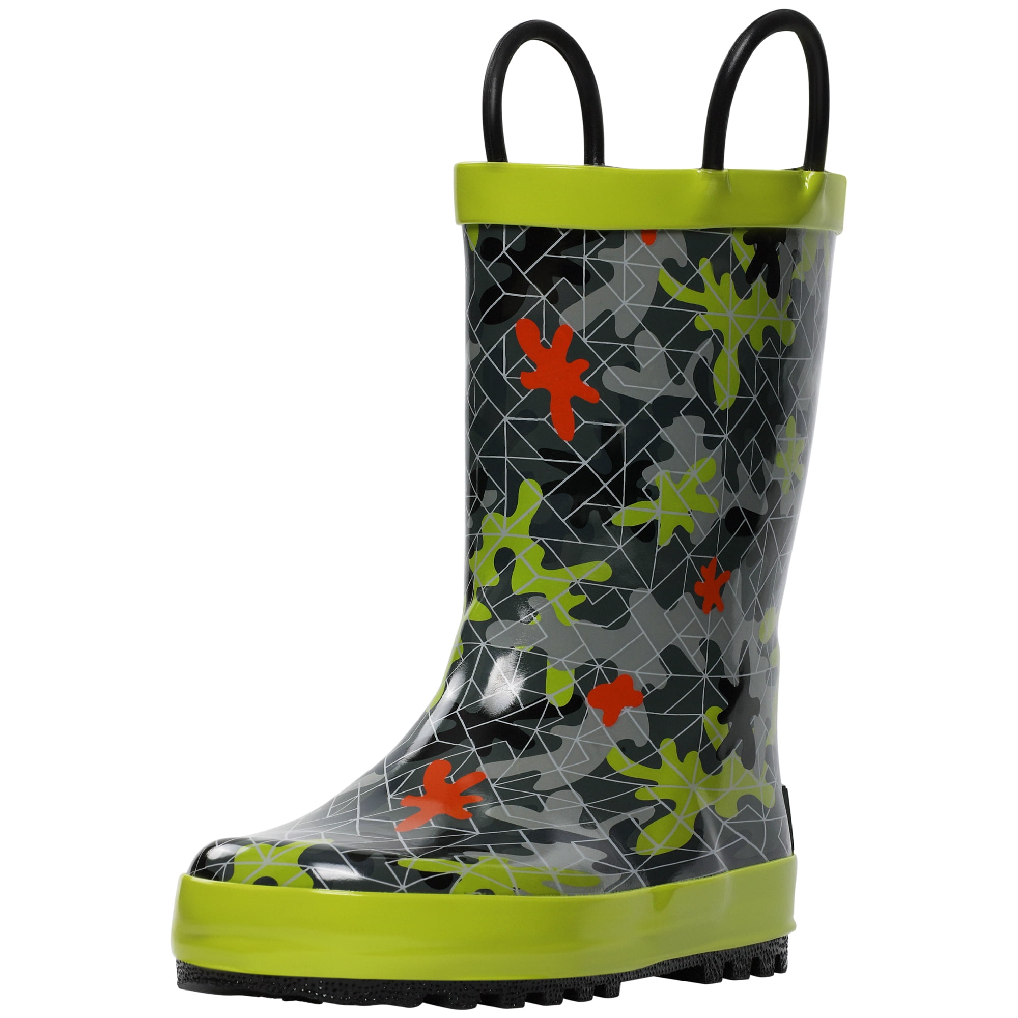 Landchief Toddler Rain Boots, Kids Rain Boots Waterproof Rubber Boots ...