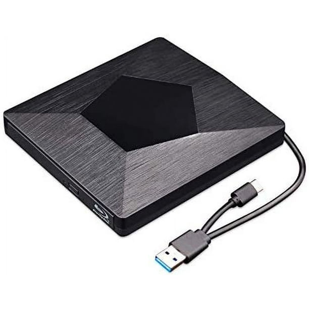 Blu Ray External 3D Drive Reader, Ultra Slim USB 3.0 and Type-C Blu Ray ...