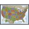 National Geographic United States Classic Map, Enlarged and Laminated ...