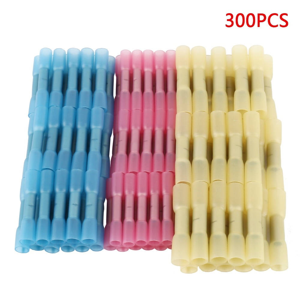 Buy 100/300 Pcs Electrical Wire Connectors Insulated Solder Sleeve Tube Heat Shrink Sorder ...