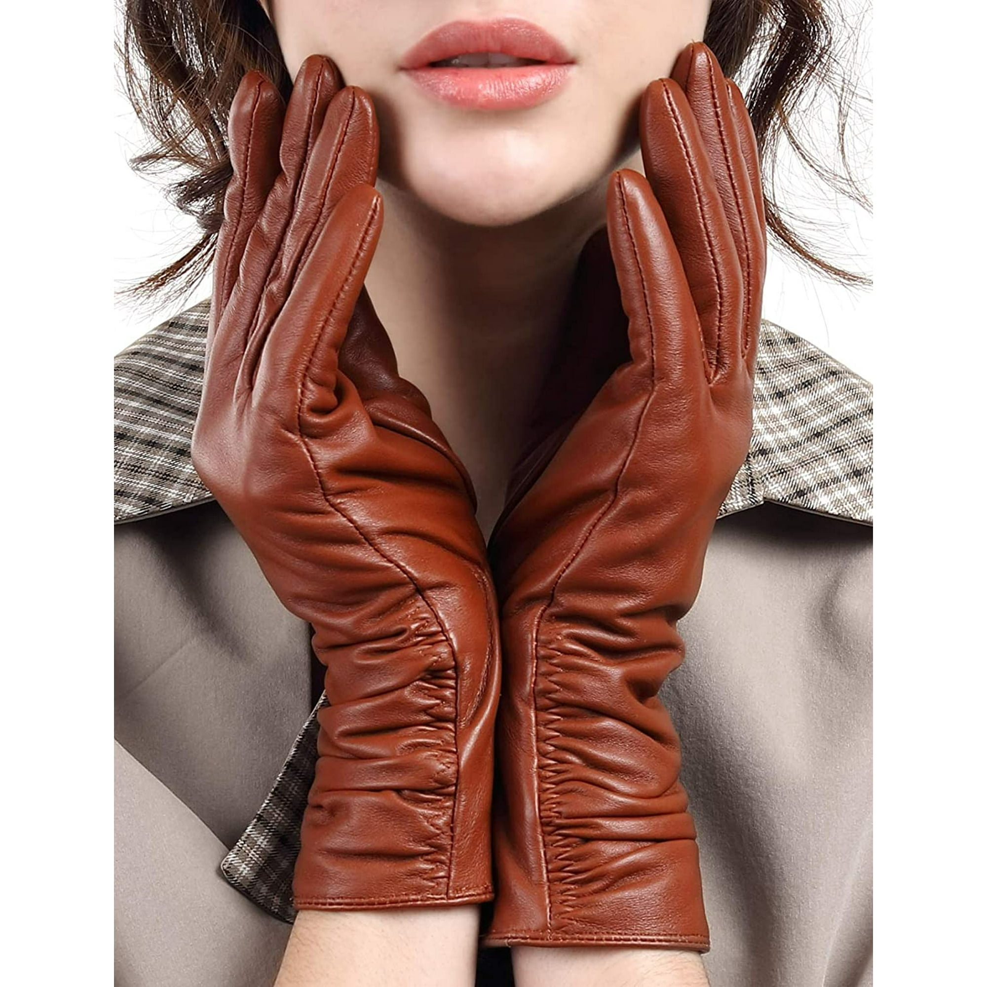 Brown Leather Glove