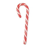 Red and White Peppermint Flavor Large Candy Canes 1-60 Count Jar ...
