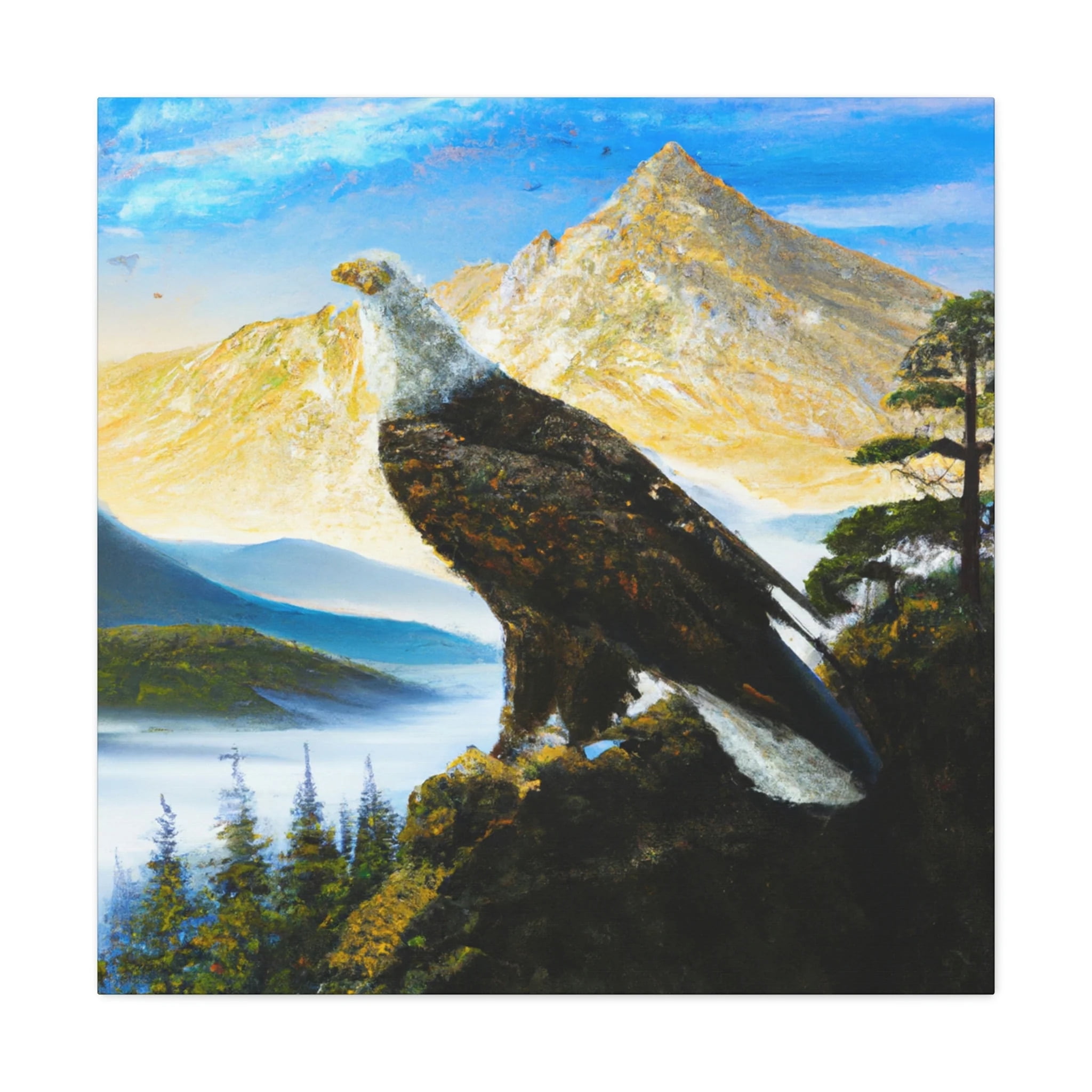 Bald Eagle in Beauty - Canvas - Walmart.com