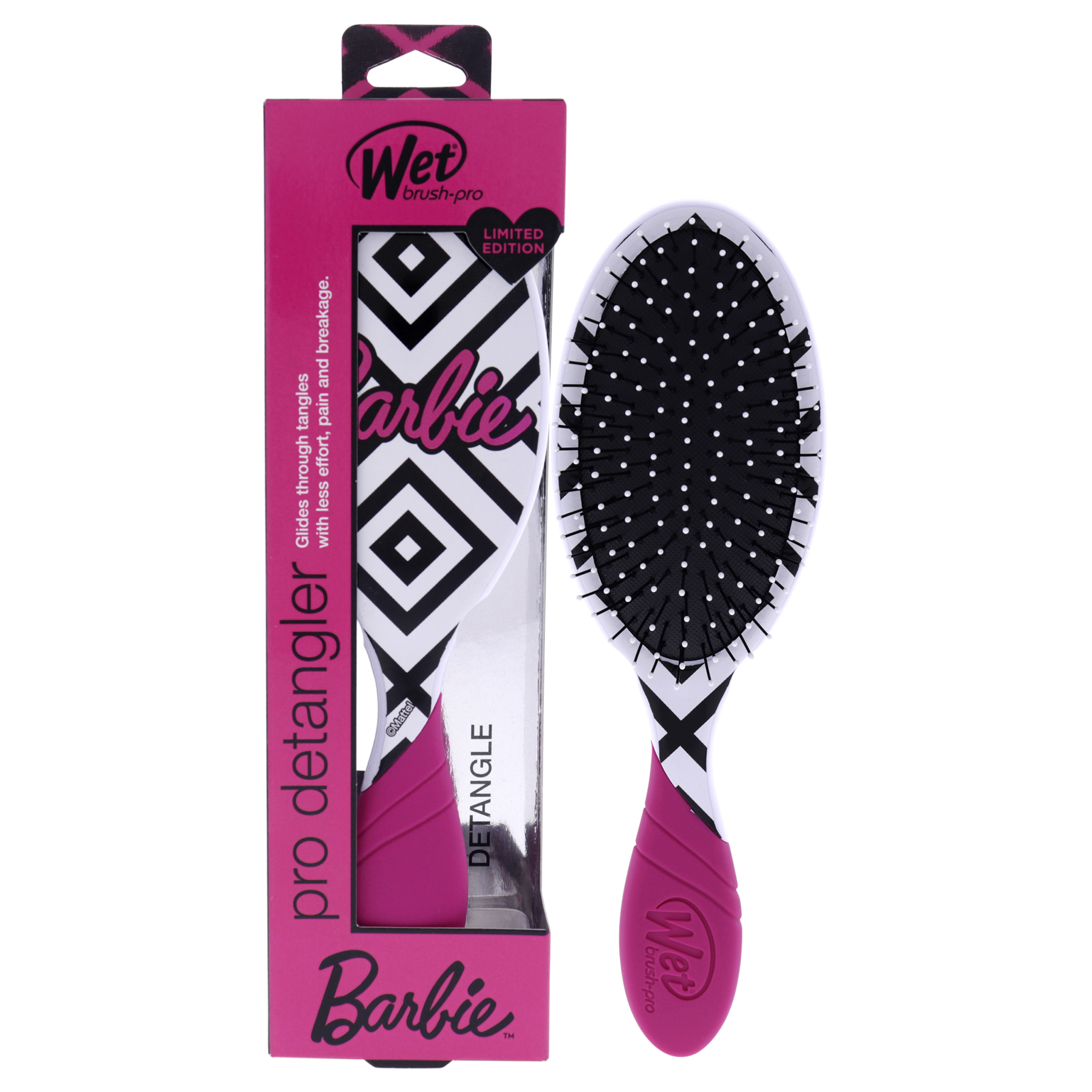 Wet Brush Pro Detangler Barbie Brush - Diamond for Women - 1 Pc ...