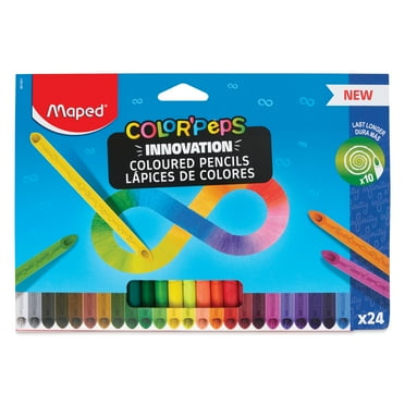 Maped Color'Peps Triangular Colored Pencils, Assorted Colors (96 Count ...