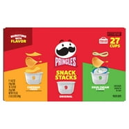 Pringles Crisps 3 Flavors 49oz - Grab n' Go Snack, Bulk Stacker, Kosher ...