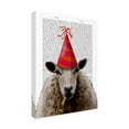 Trademark Fine Art 'Party Sheep' Canvas Art by Fab Funky - Walmart.com