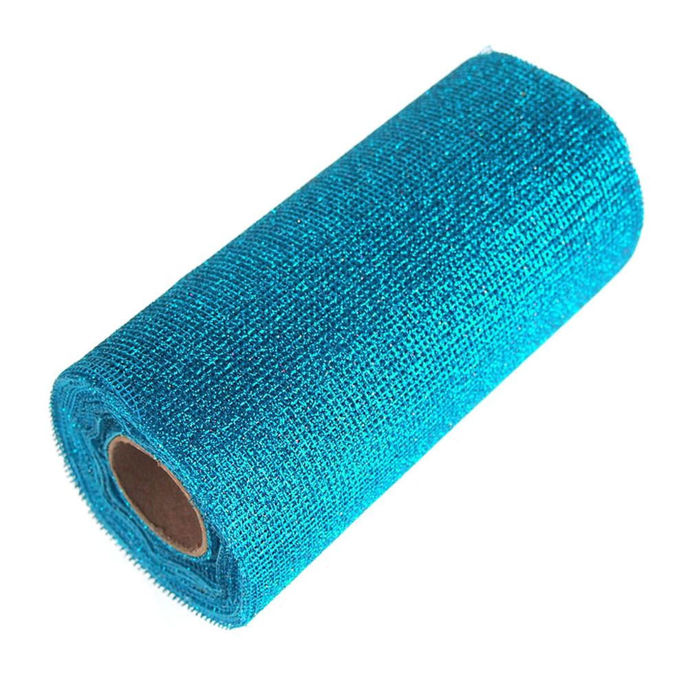 Glitter Mesh Net Roll, 6-Inch, 10 Yards, Turquoise - Walmart.com