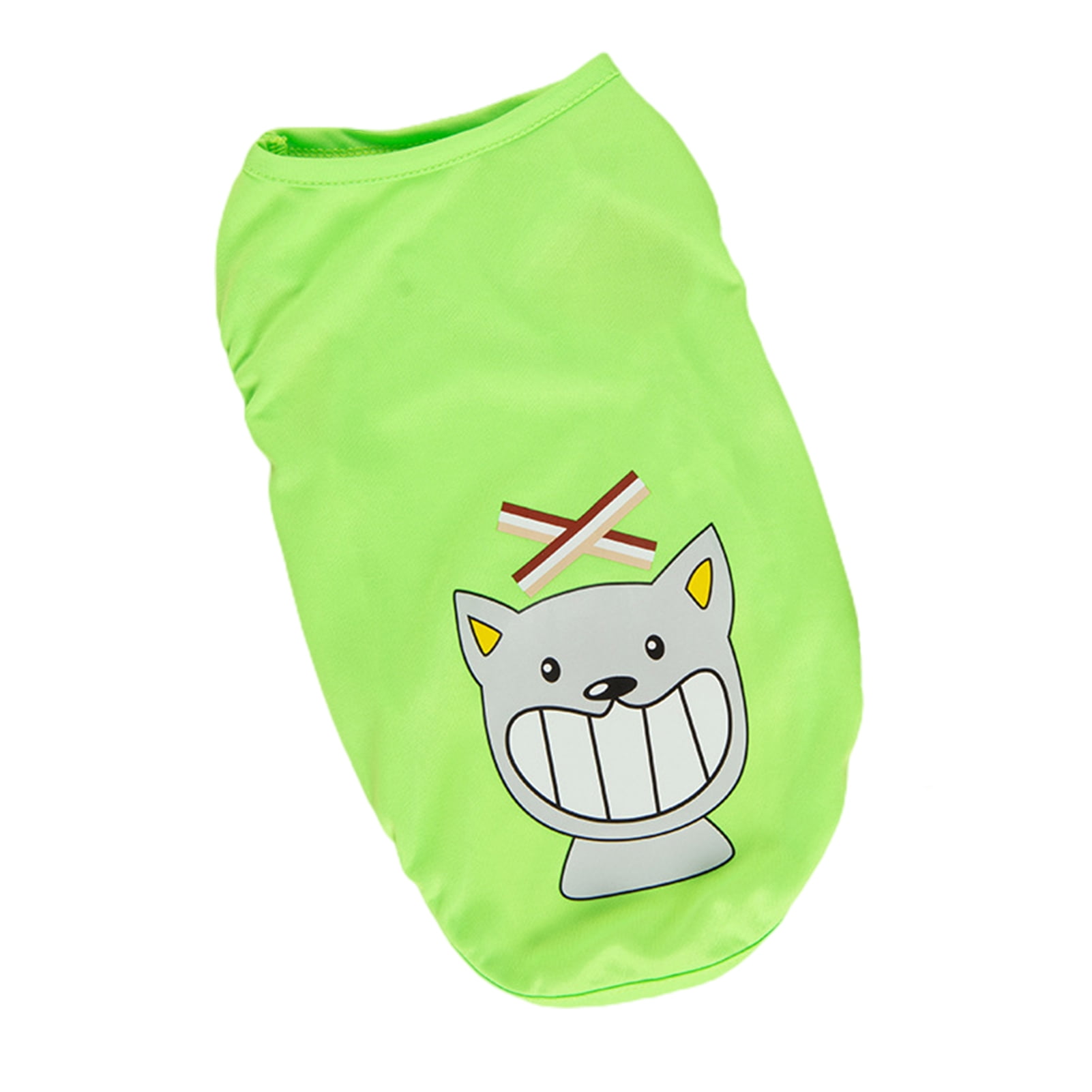 Puppy Clothes Cute Cartoon Pattern Comfortable Tank Top Dog Camisole Pet Two-legged T-shirt ...