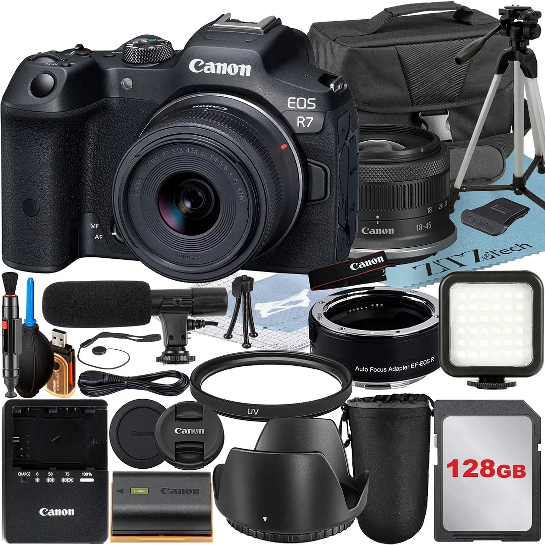 Click here for Canon Eos R7 Mirrorless Camera With Rf-S 18-45mm L... prices