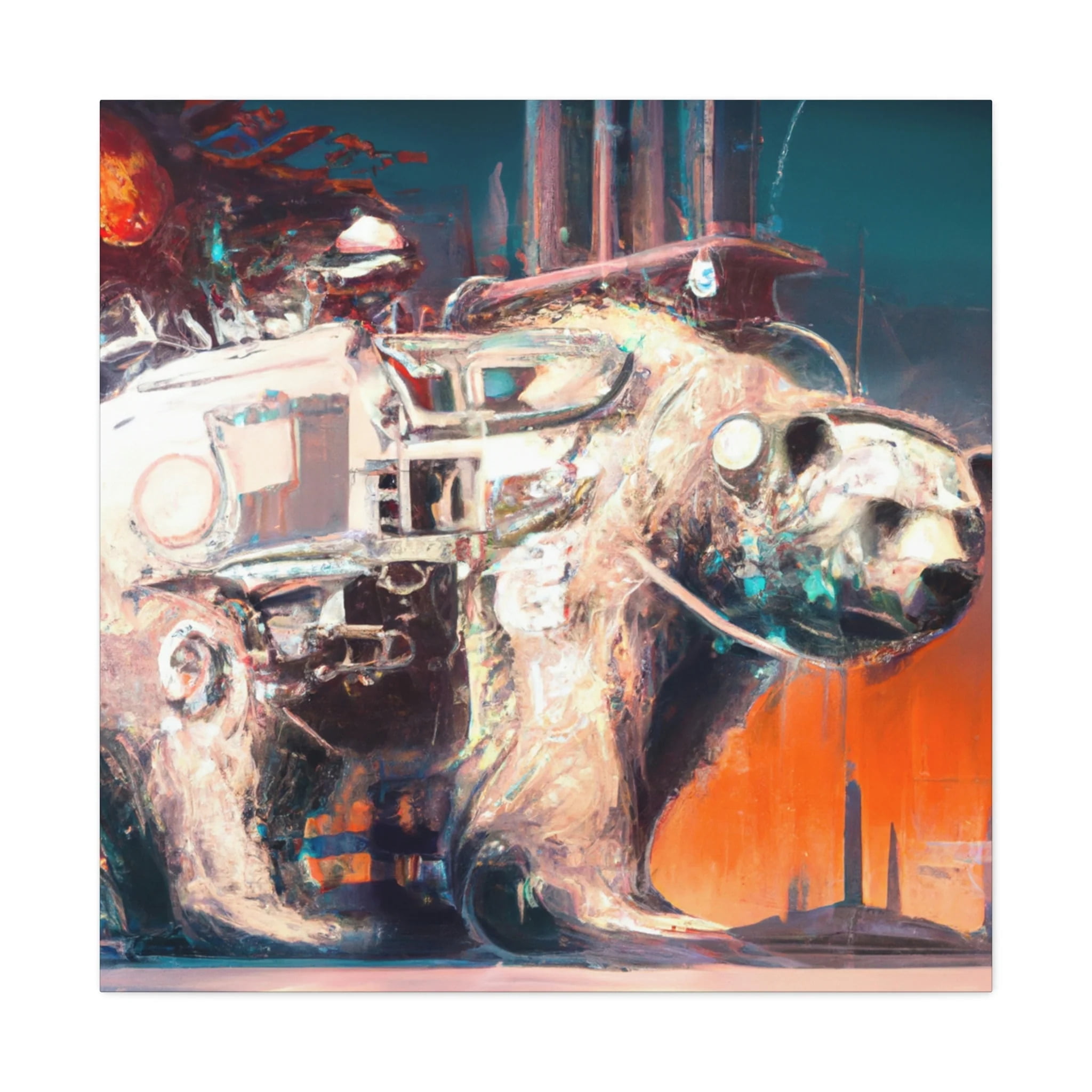 Polar Bear Mechanical Maker - Canvas - Walmart.com