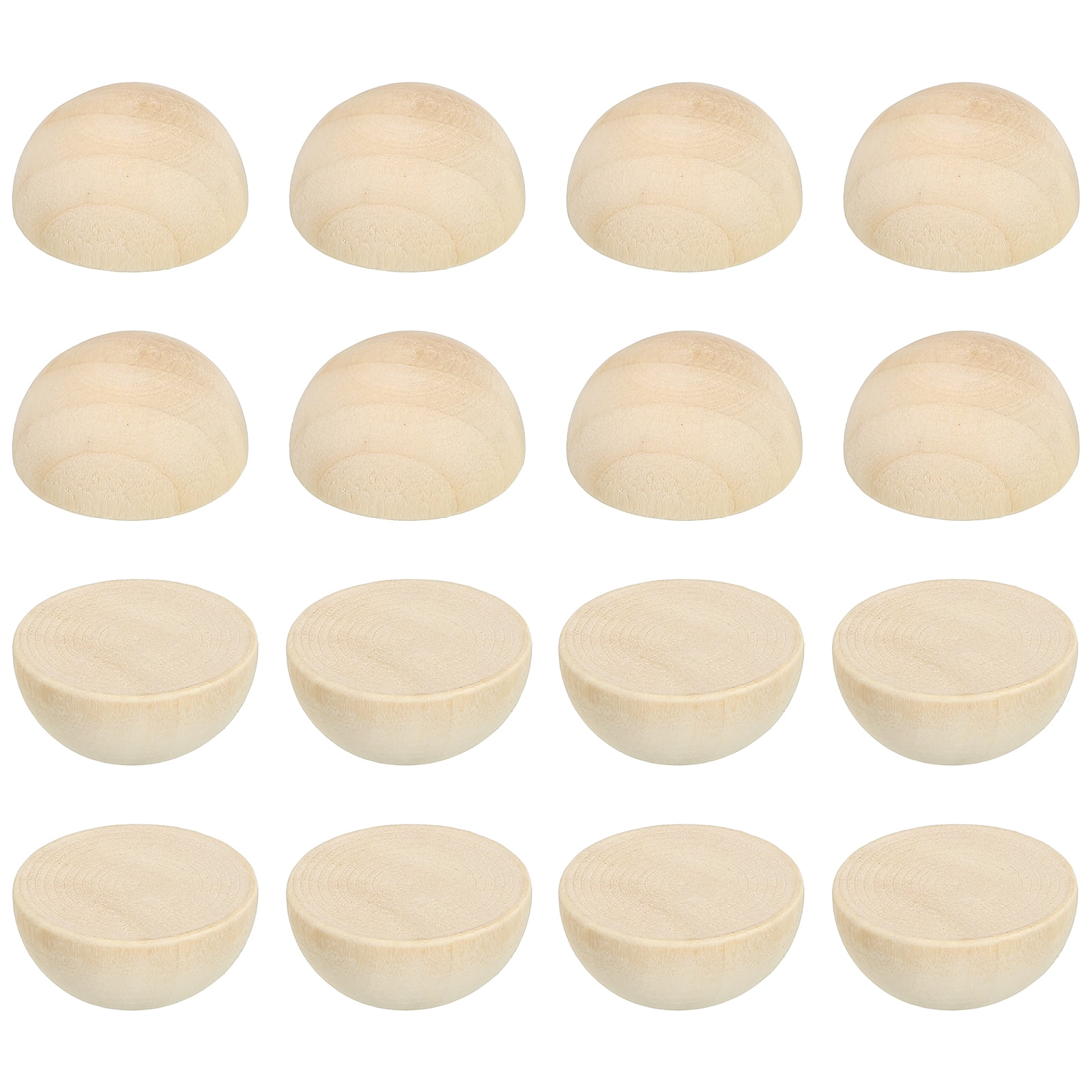 Click here for Unique Bargains 25mm Half Wood Beads  100 Pack Unf... prices
