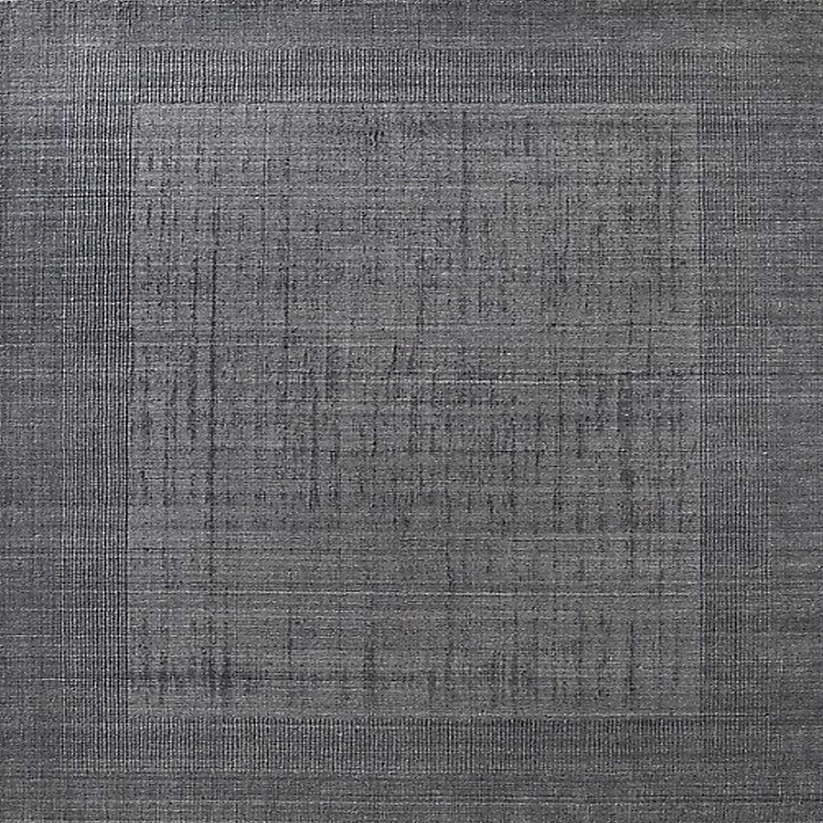 Ahgly Company Indoor Square Mid-Century Modern Gray Oriental Area Rugs ...