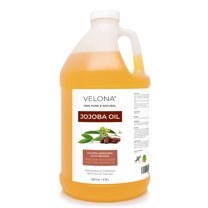 Velona Jojoba Oil - 64 oz | 100% Pure and Natural Carrier Oil| Golden ...