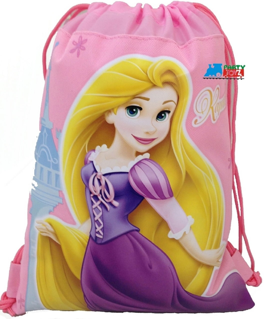 Drawstring Bag - Tangled Rapunzel - Light Pink - 13" X 11" - Walmart.com