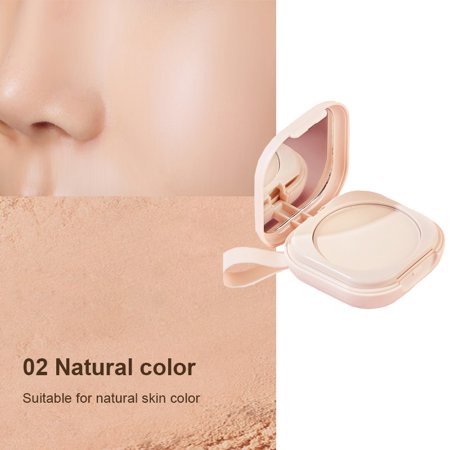 Pressed Powder Concealer Brighten Loose Powder Long-lasting Oil Control ...