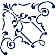 Leaf Scroll Wall Stencil SKU #2514 by Designer Stencils - Walmart.com