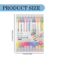 Color Changing Highlighter Pens, 10 Pack Dual Tip Markers, Fluorescent ...