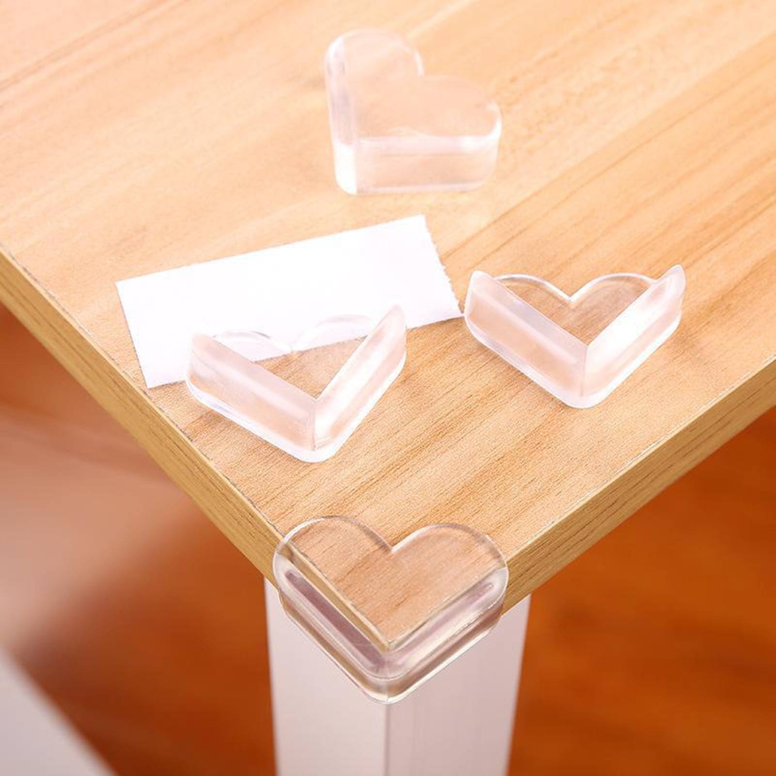 Clear Corner Guards for Baby Kids,Table Edge Covers, Love Heart Shape ...