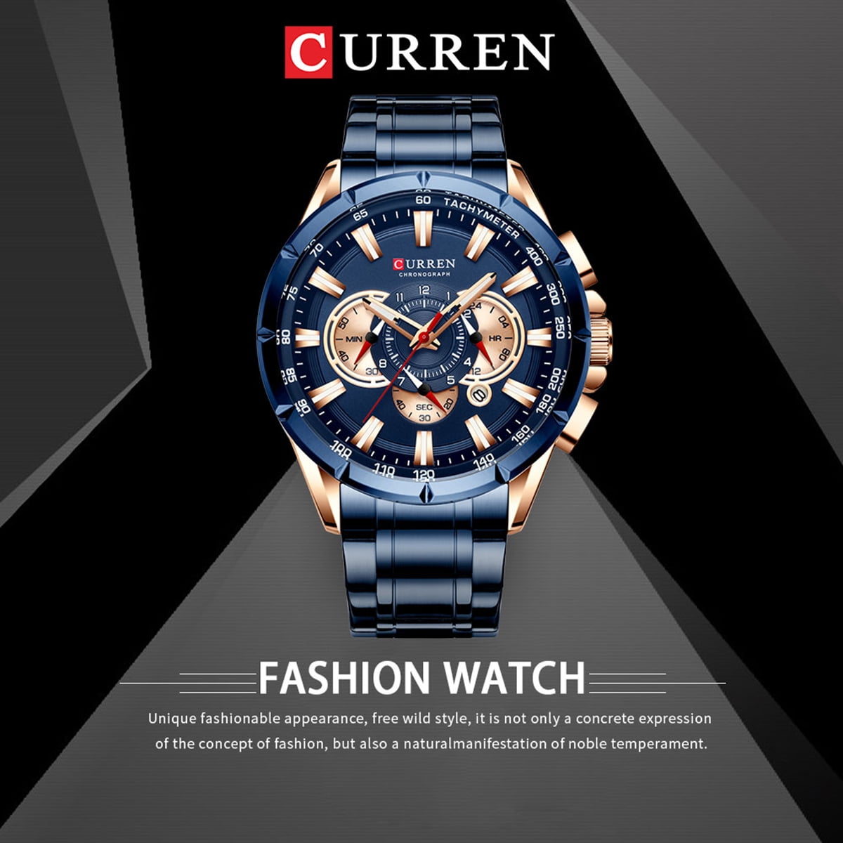 Click here for Curren Watches Men Watch band Sub-Dials Steel Band... prices