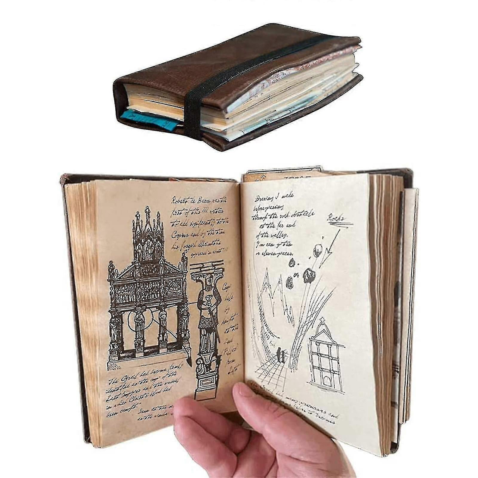 Indiana-jones Grail Diary Prop Replica With Hiddenprecious Deposits ...