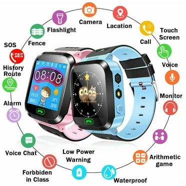 4G Kids Smart Watch,Kids Phone Smartwatch w GPS Tracker Waterproof ...